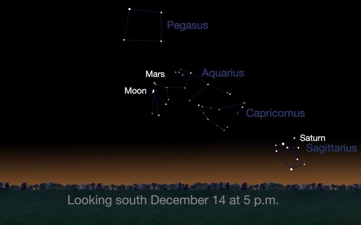 See Mars Near the Moon in the Night Sky Tonight! Here's How. | Space