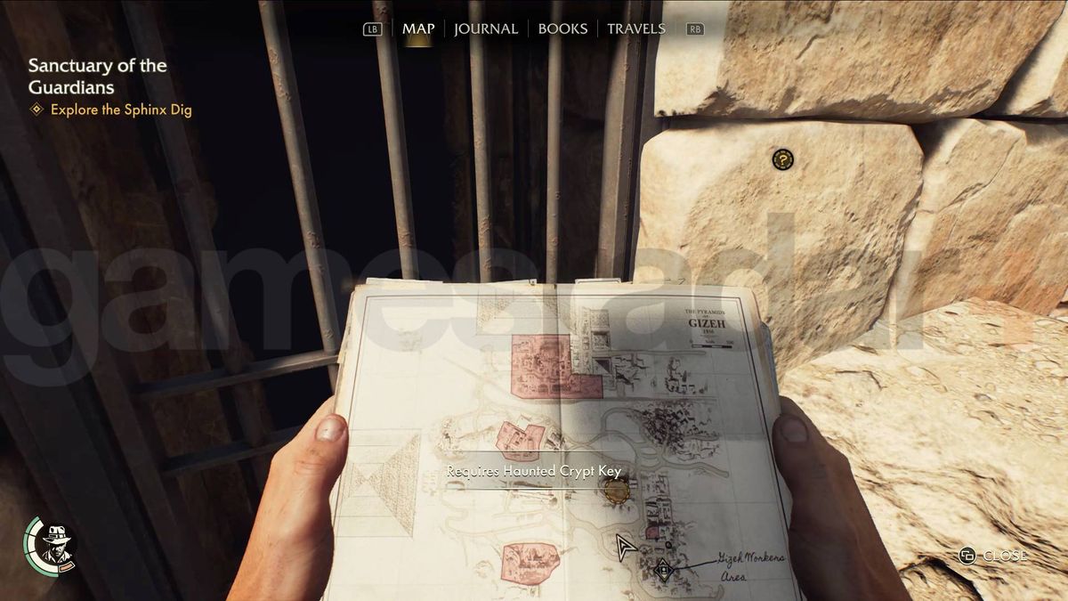 Where to find the Indiana Jones haunted crypt key | GamesRadar+