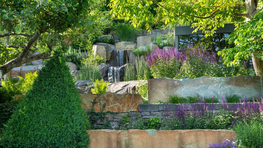 Clever terracing tricks turned this steep sloped garden into the ...