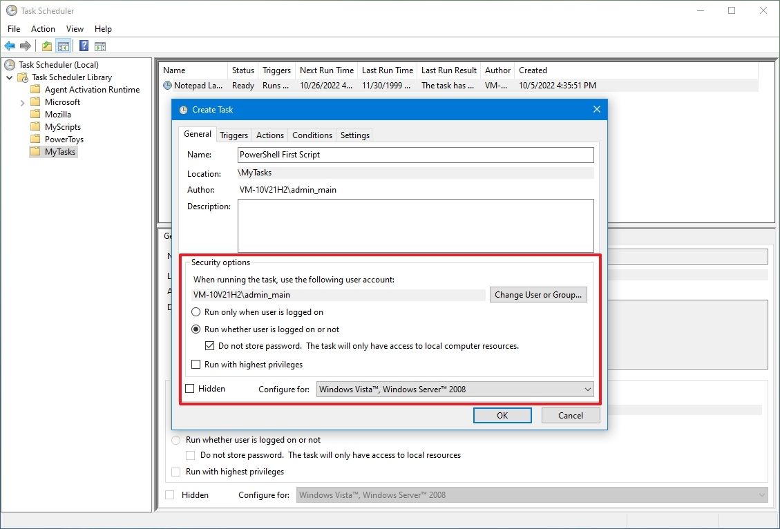 How To Create An Automated Task Using Task Scheduler On Windows 10 Windows Central
