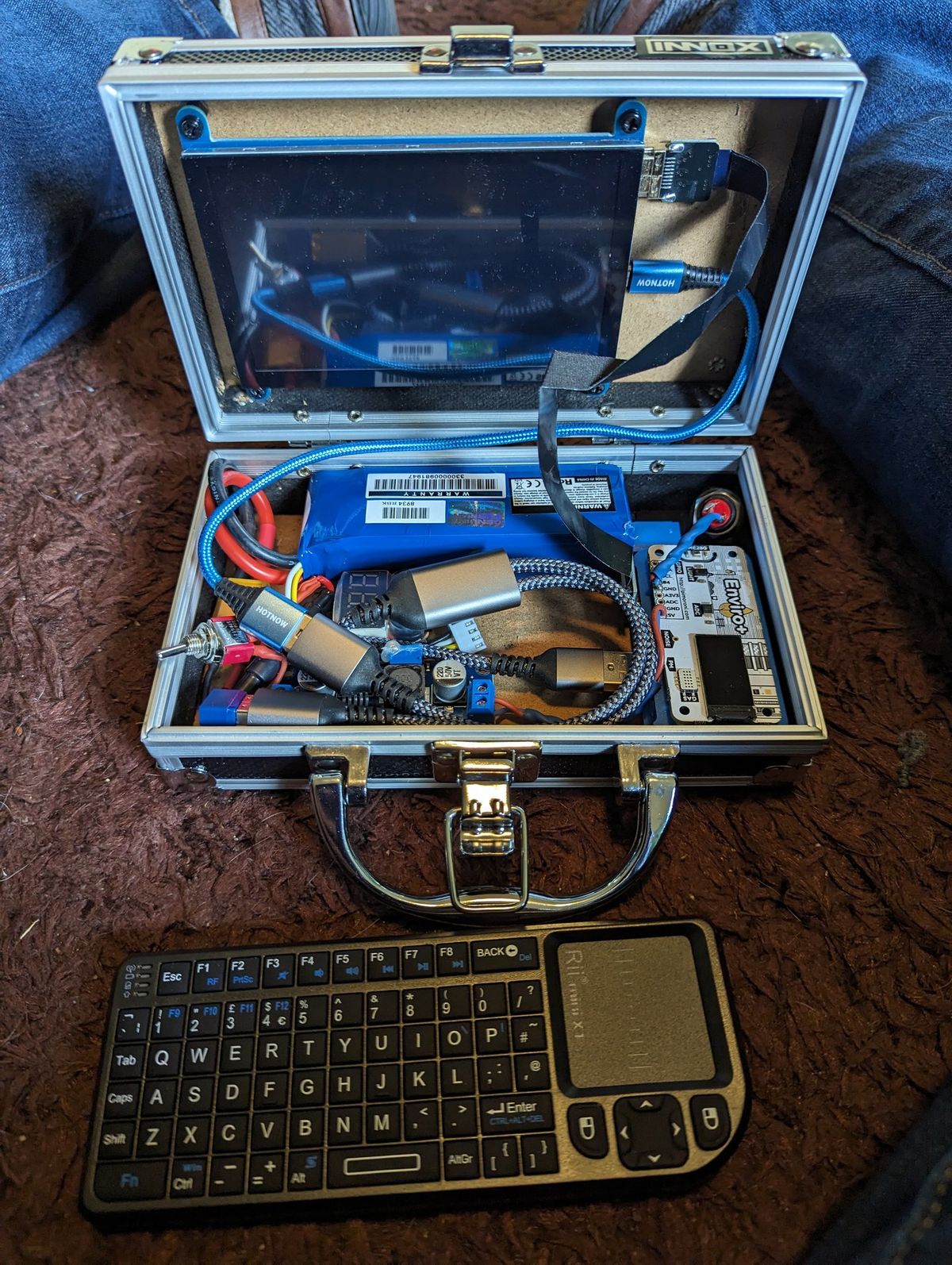 Tiny Raspberry Pi Cyberdeck Required Maker to Break Out a Drill | Tom's ...