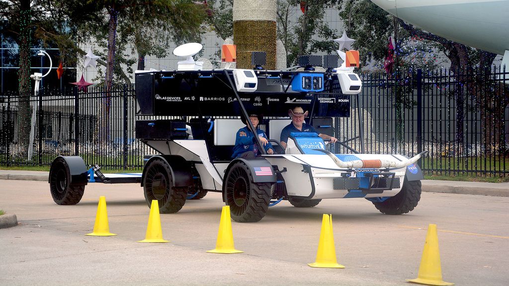 Moon RACER: Intuitive Machines takes lunar rover out for debut drive | Space