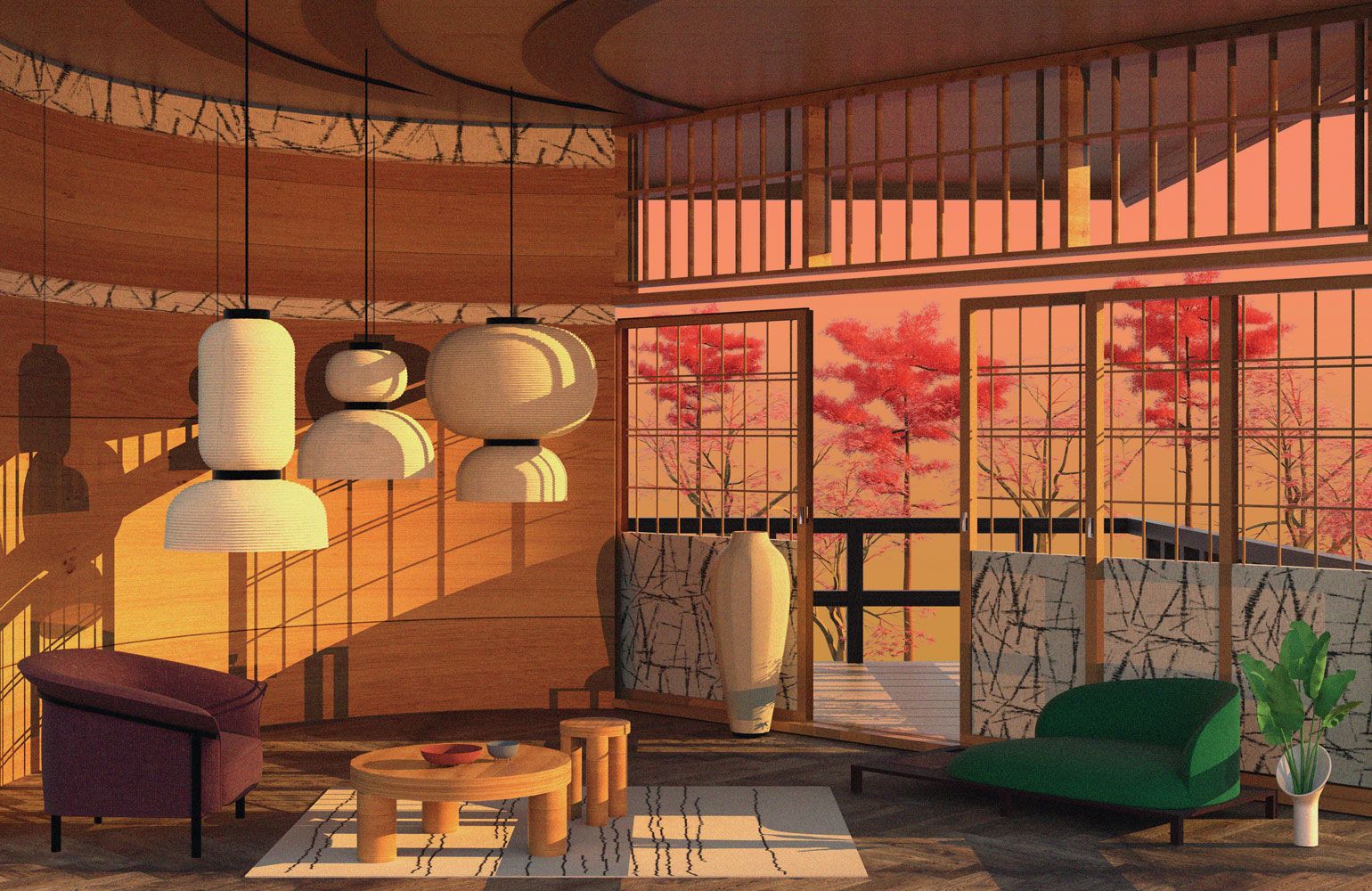 Tokyo story: our series of illustrated interiors | Wallpaper