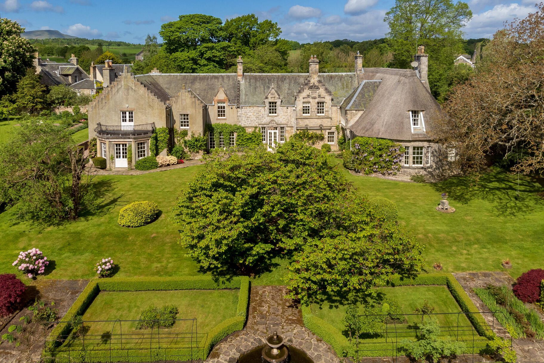 Sir Walter Scott's delightful thatched home just outside Edinburgh has ...