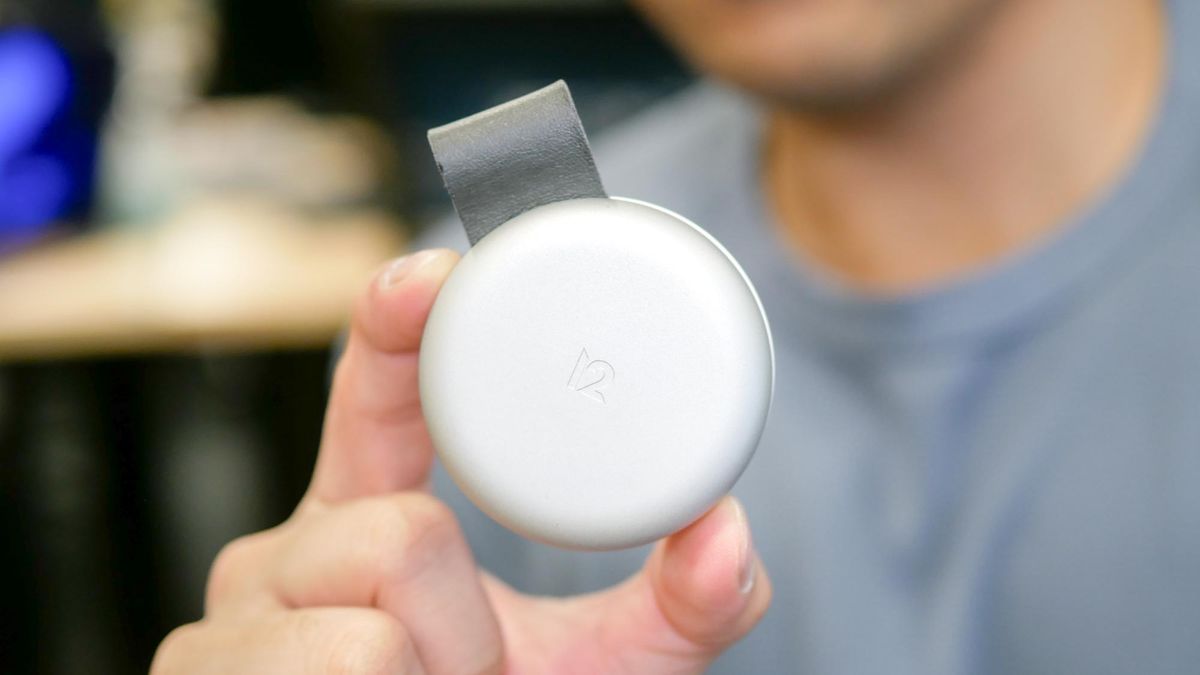 This MagSafe wireless charger is about the same size as my Apple Watch ...