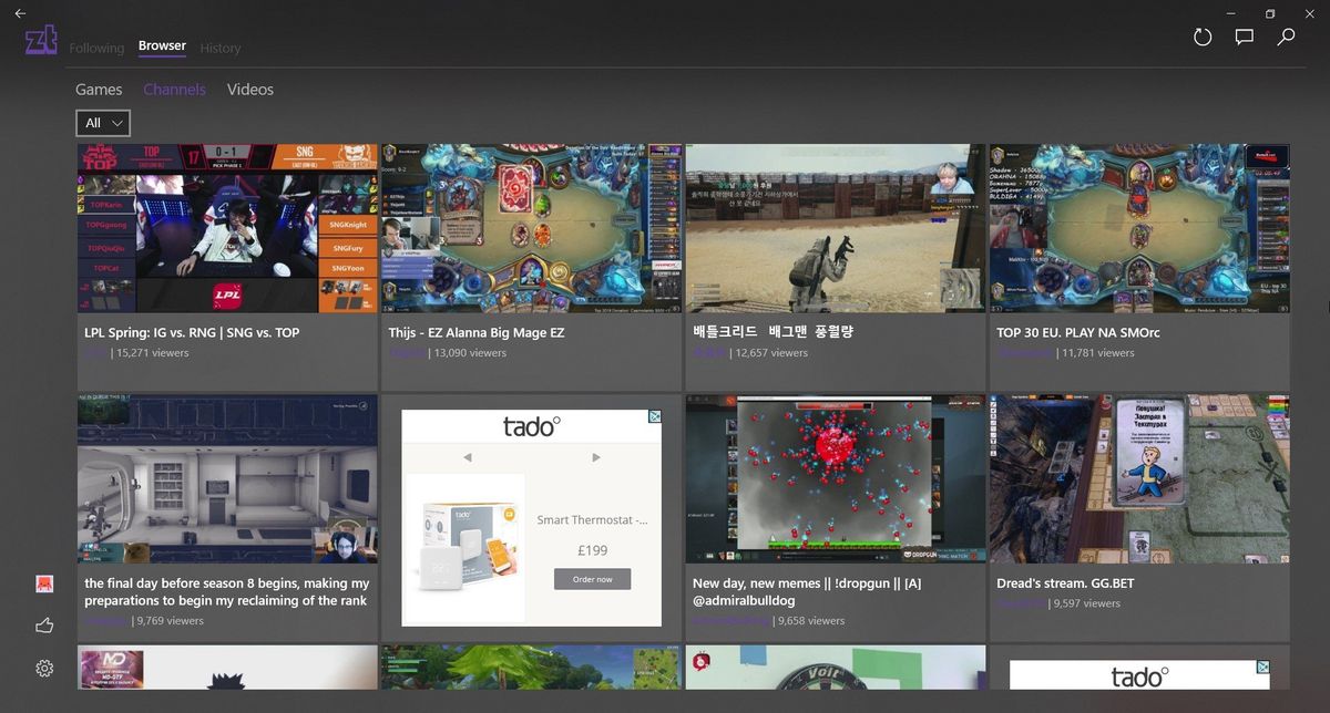 zTwitch for Windows 10 lets you enjoy your favorite game streams ...