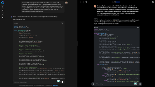 I put Grok vs MetaAI in a 7-round face-off — here's the winner | Tom's ...