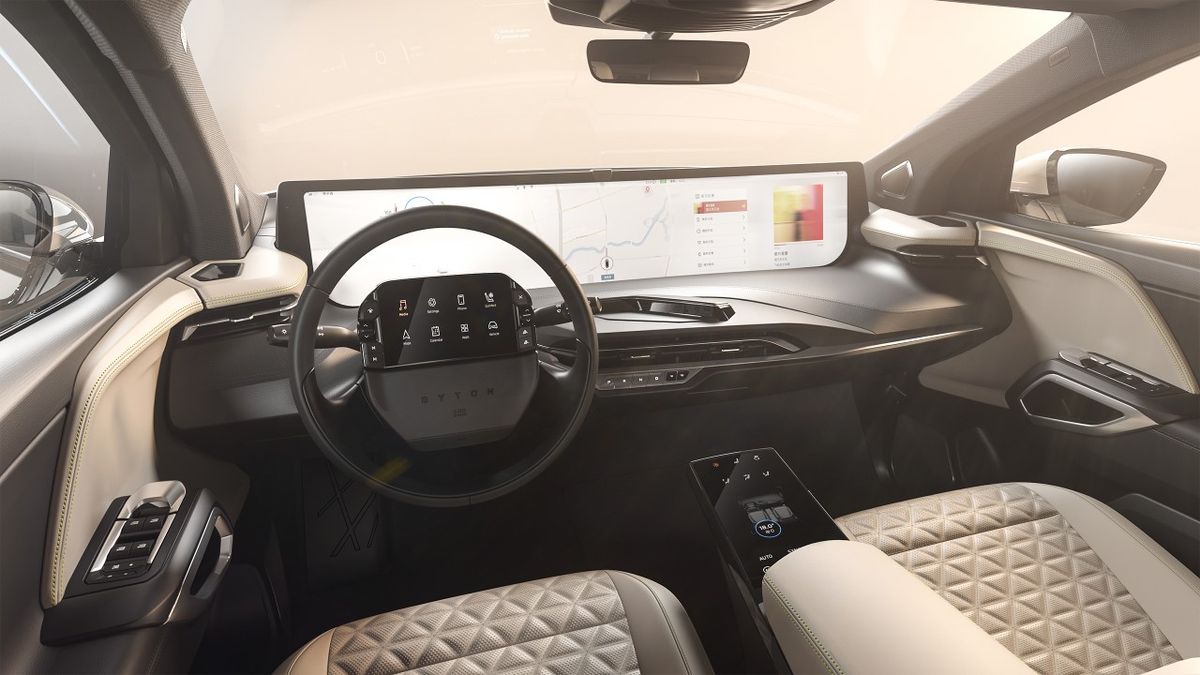 Byton’s 48-inch screen shows new interior design for EVs | Wallpaper*