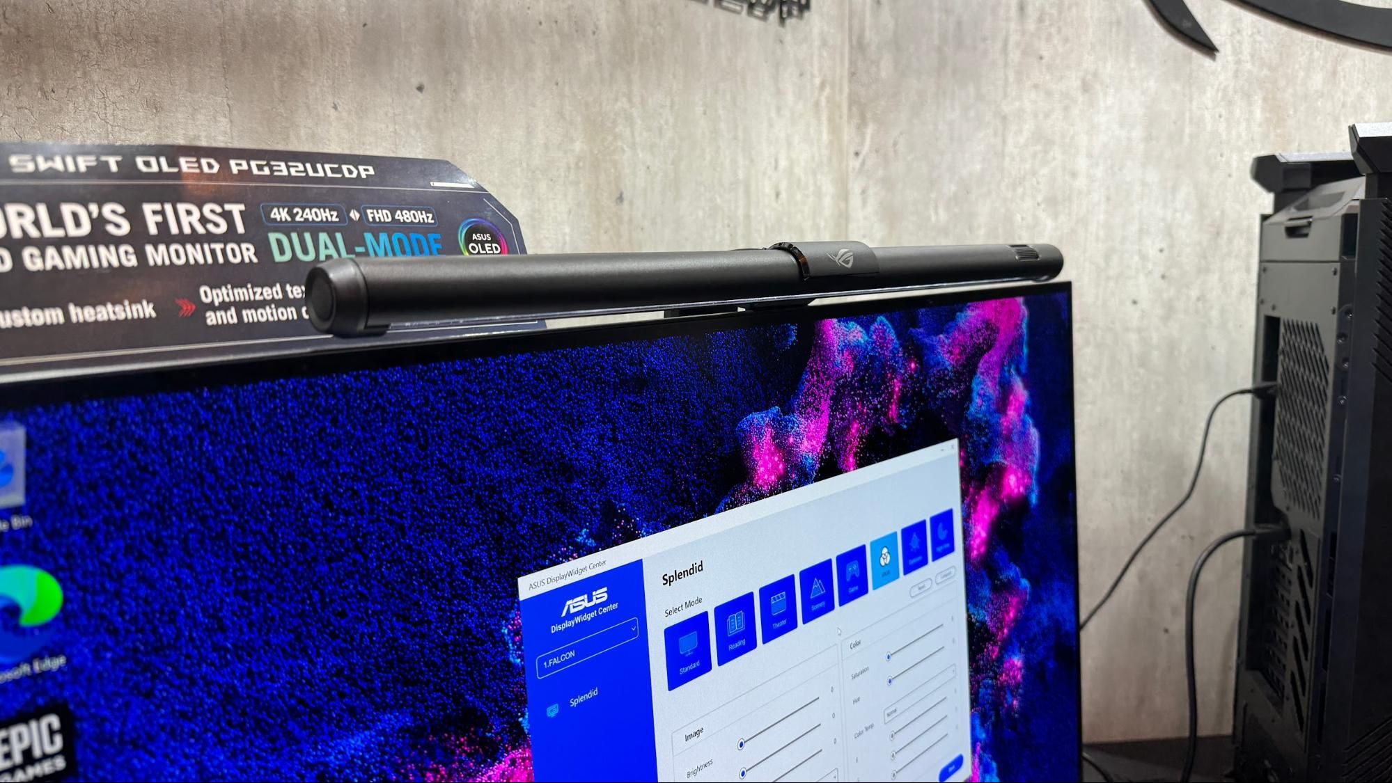 Okay, I guess monitor light bars are the new thing now — Asus ...