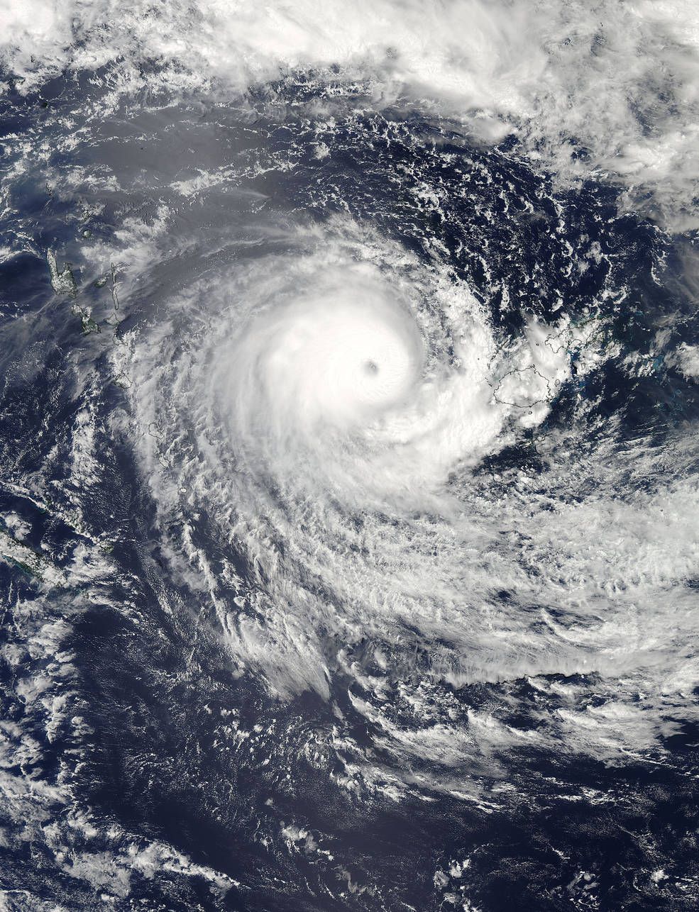 Monster Cyclone Winston Seen from Space (Photos) | Space