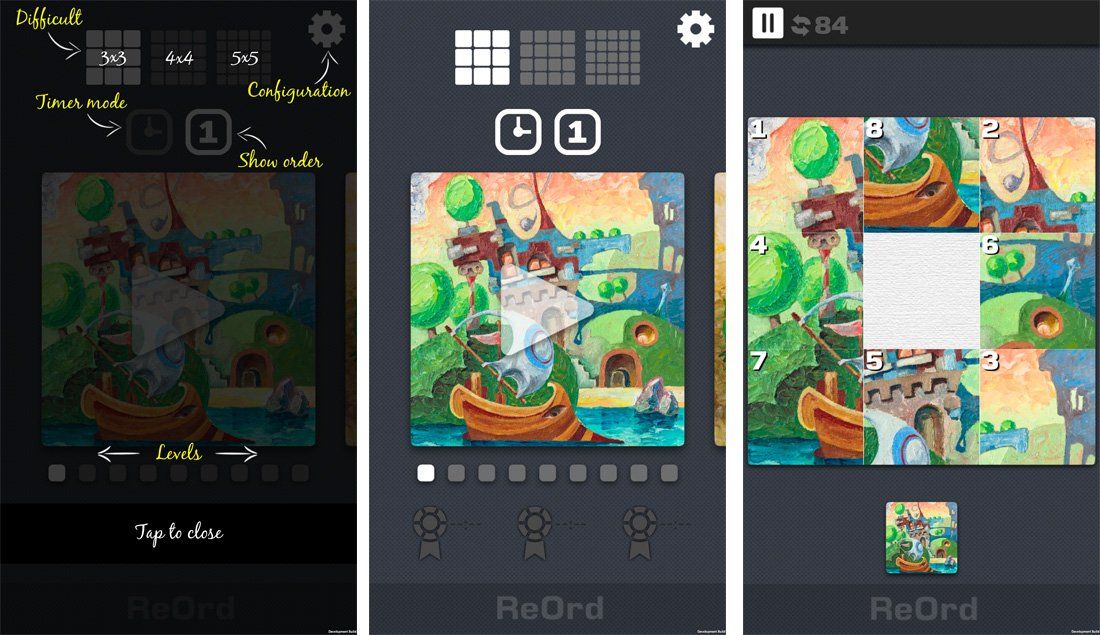 ReOrd is a clean and simple take on the classic tile puzzle game ...
