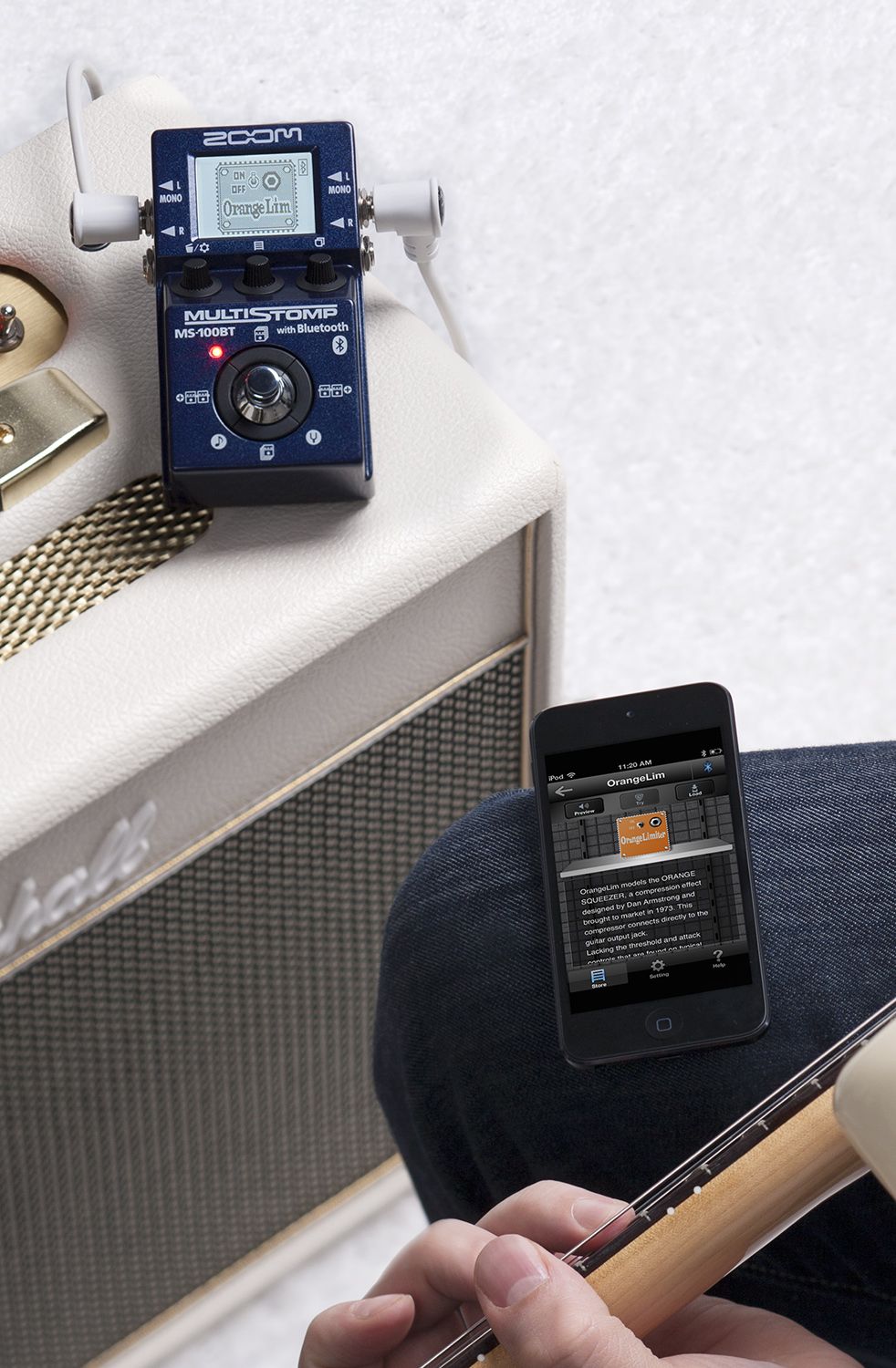 Zoom Introduces MS-100BT MultiStomp Guitar Pedal with Bluetooth ...