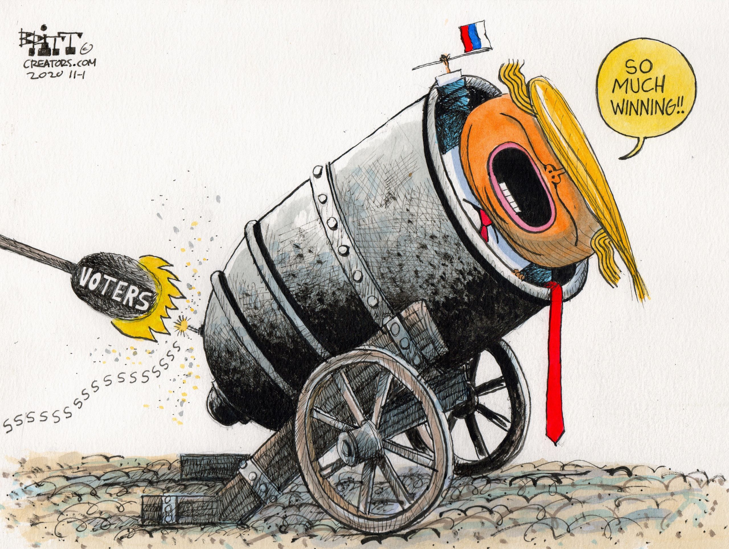 Political Cartoon U.S. Trump 2020 | The Week