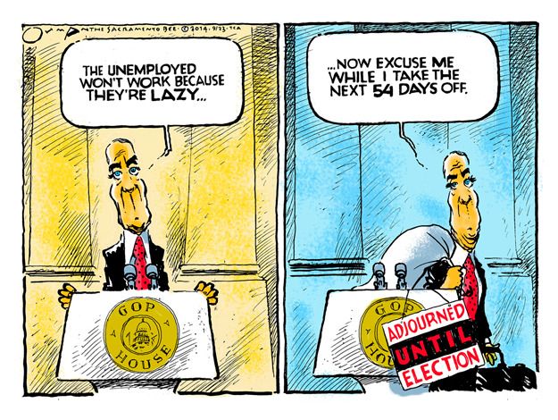 Political cartoon U.S. GOP Boehner midterm election | The Week