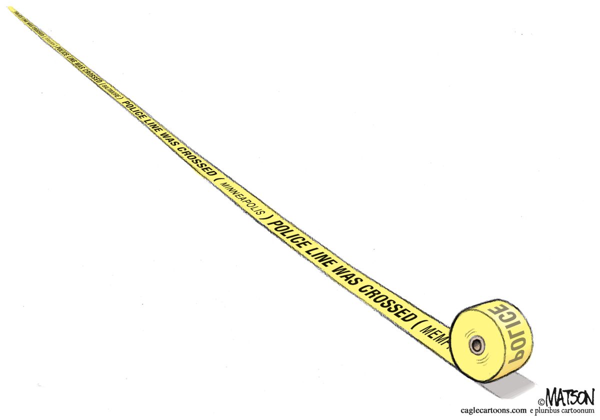 Never ending roll of police tape | The Week