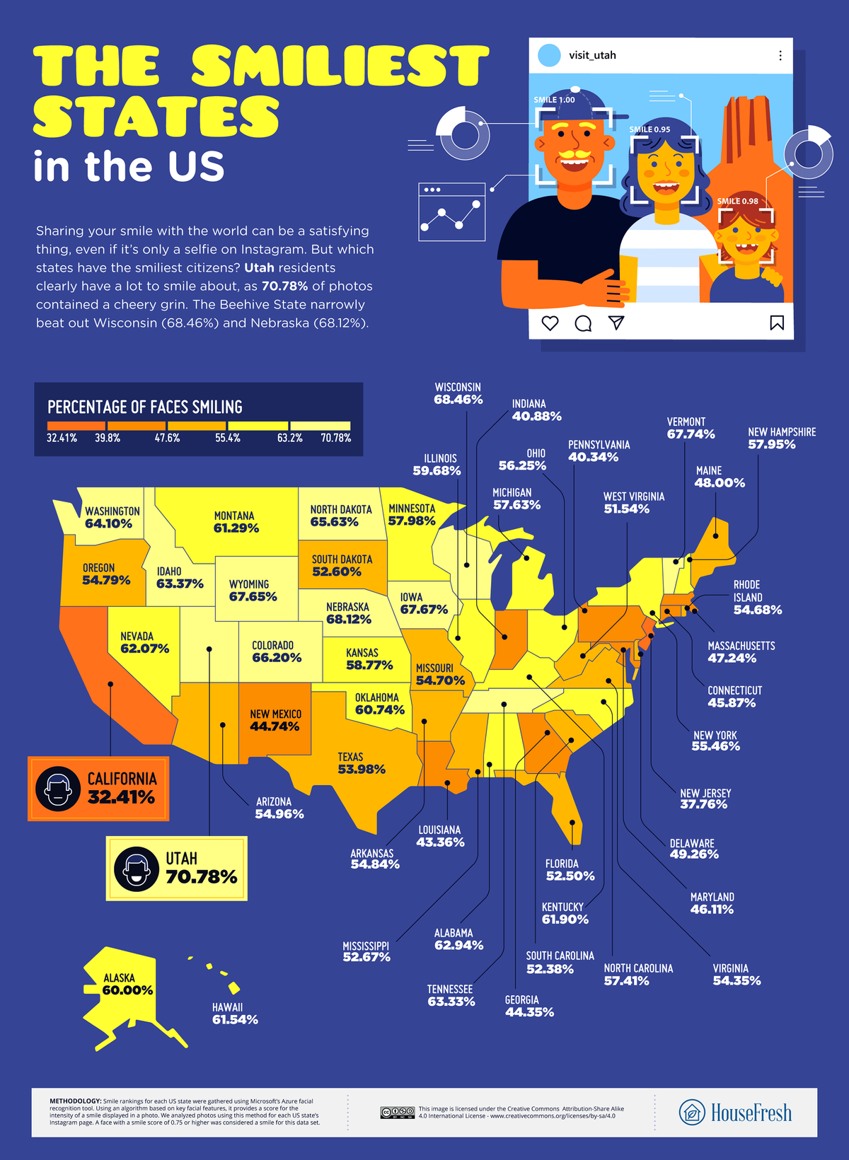 Analysis of Instagram selfies shows places where people smile the most ...