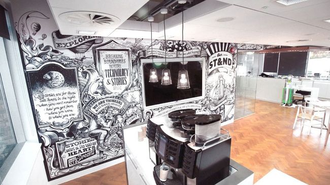 14 incredibly cool office murals | Creative Bloq