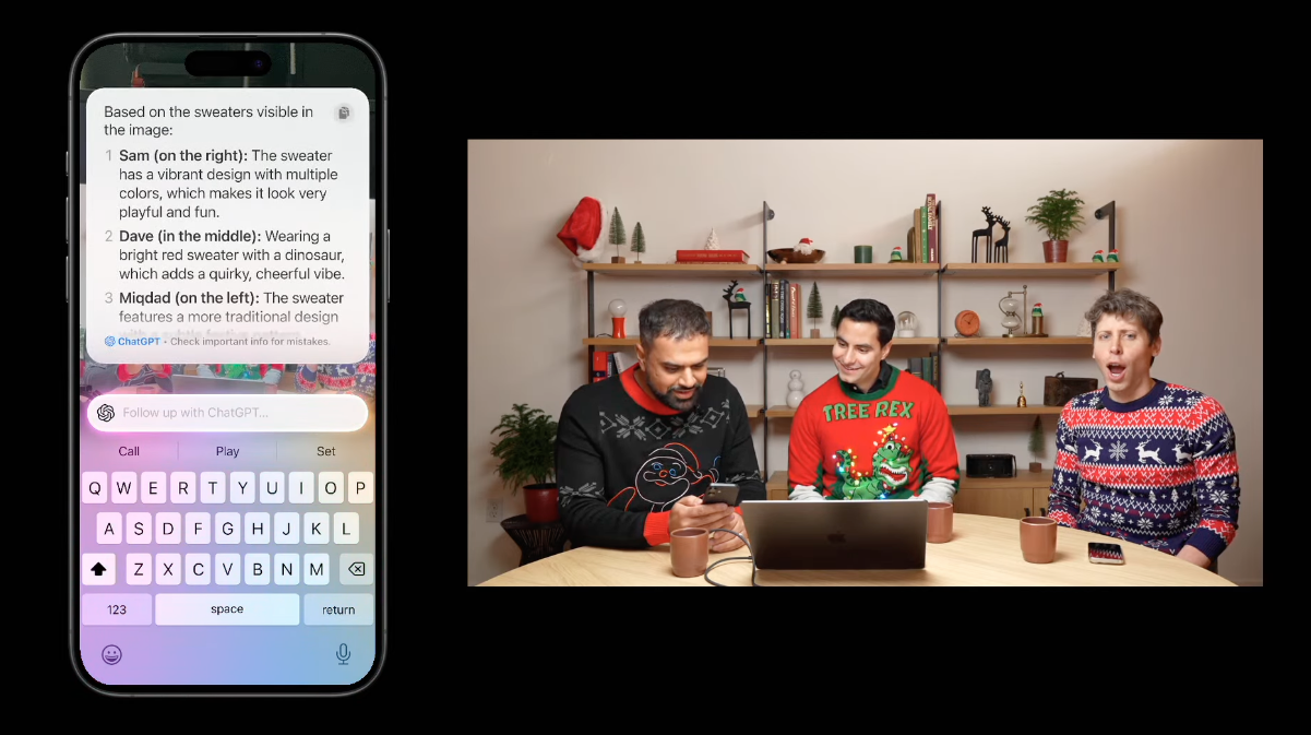 OpenAI shows us how Apple Intelligence works with ChatGPT, which then ...