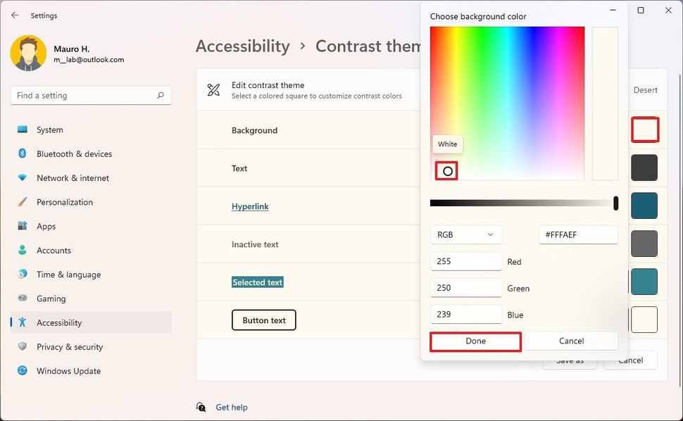 How to enable high-contrast themes on Windows 11 | Windows Central