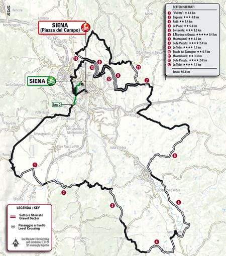 La Flèche Wallonne Femmes 2025 route | Cyclingnews