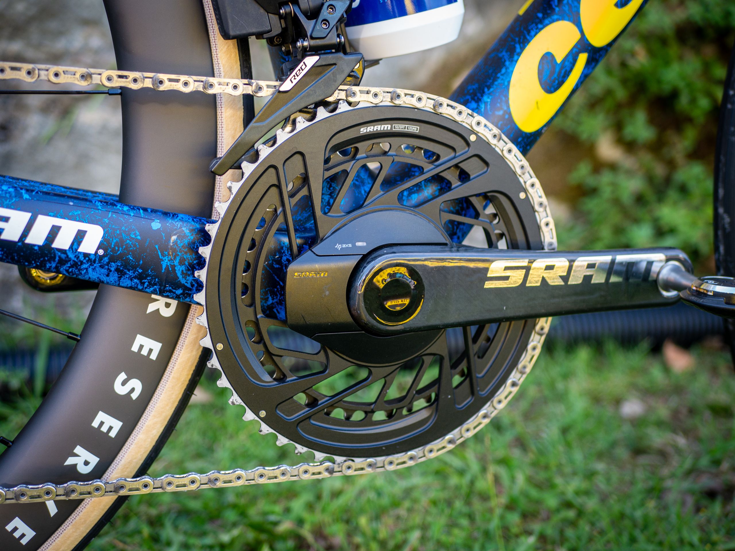 Defending Tour de France champion Jonas Vingegaard’s Cervelo R5 ...