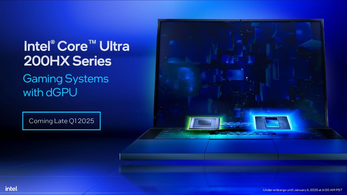 Intel launches Arrow Lake mobile family with Core Ultra 200HX and 200H processors for gaming ...