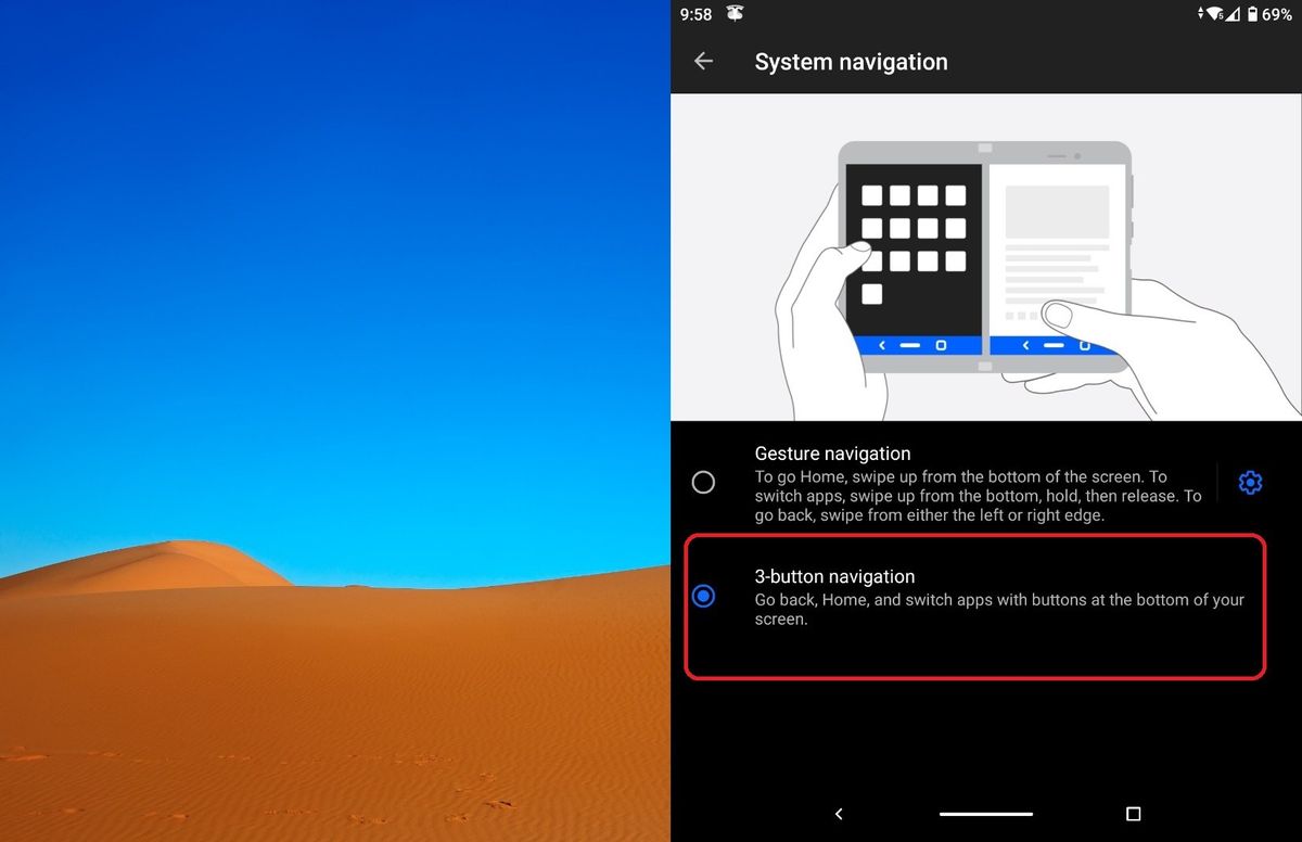 Four Surface Duo tips and tweaks for improved system navigation ...