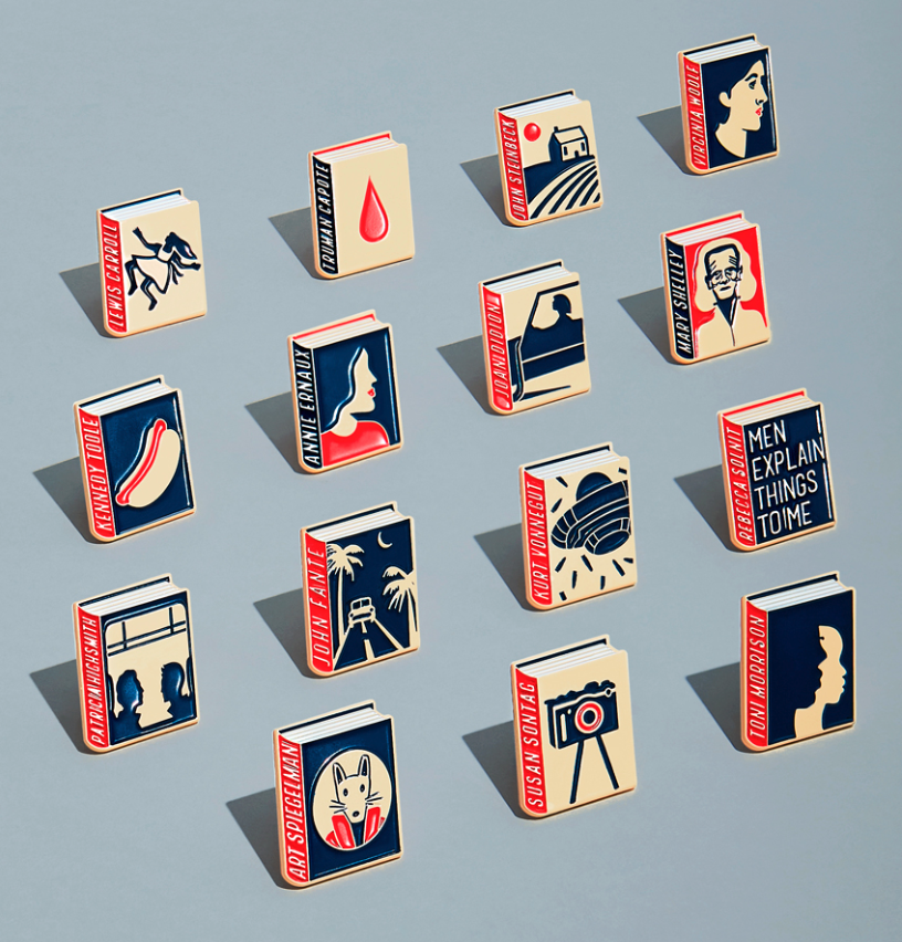 These beautiful enamel pins are a delight for bookworms | Creative Bloq
