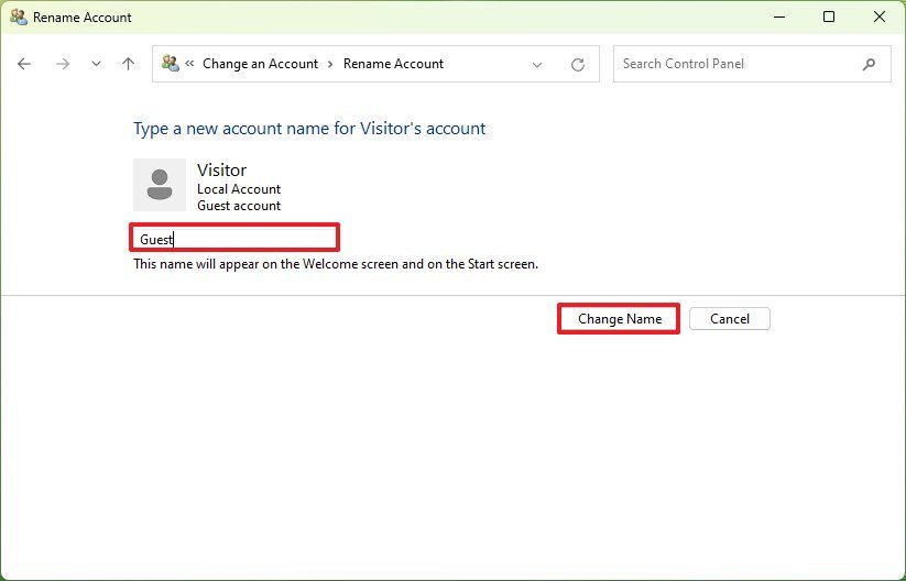 How to change account name on Windows 11 | Windows Central