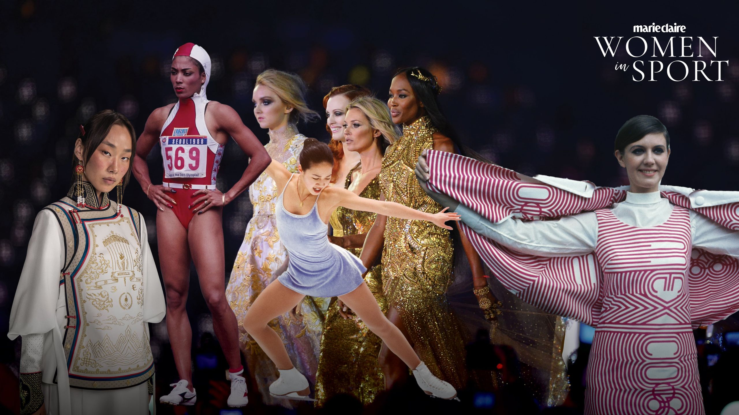 15 Historic Olympic Fashion Moments, From Flo Jo To Freeman | Marie ...