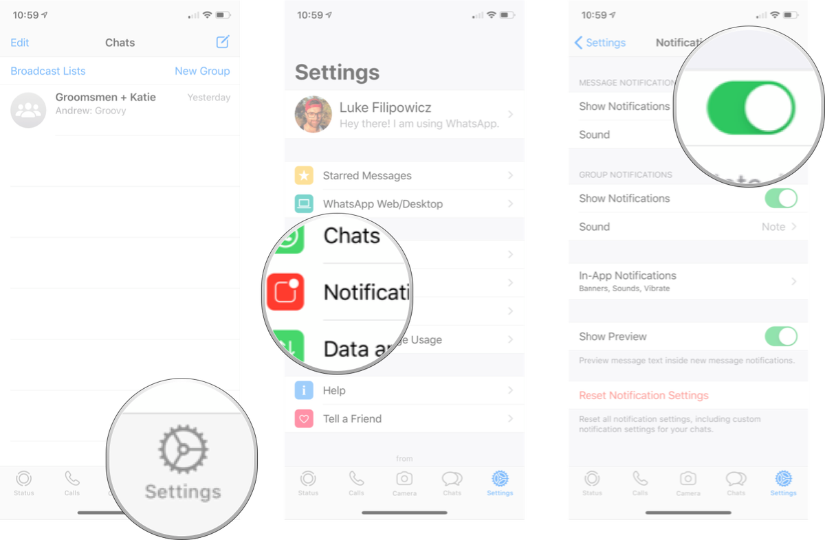 How to customize WhatsApp notifications for iOS | iMore