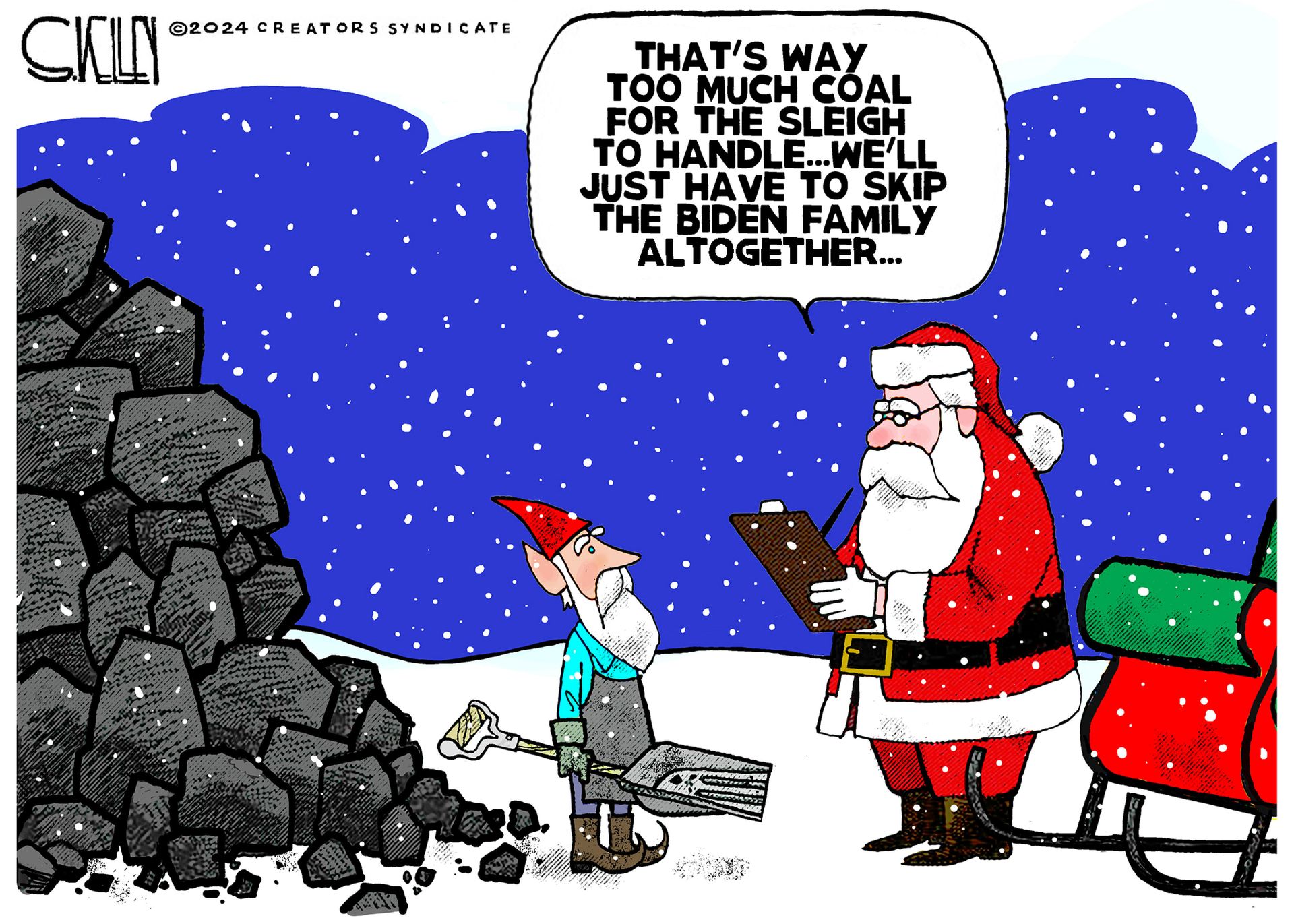 Today's political cartoons - December 9, 2024 | The Week