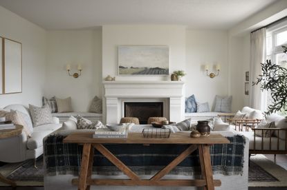 How do you use two rugs in a living room? Experts explain