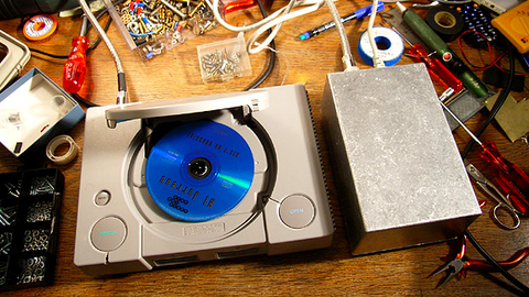 People are modding PS1 consoles to use as CD players, and I'm a big fan ...