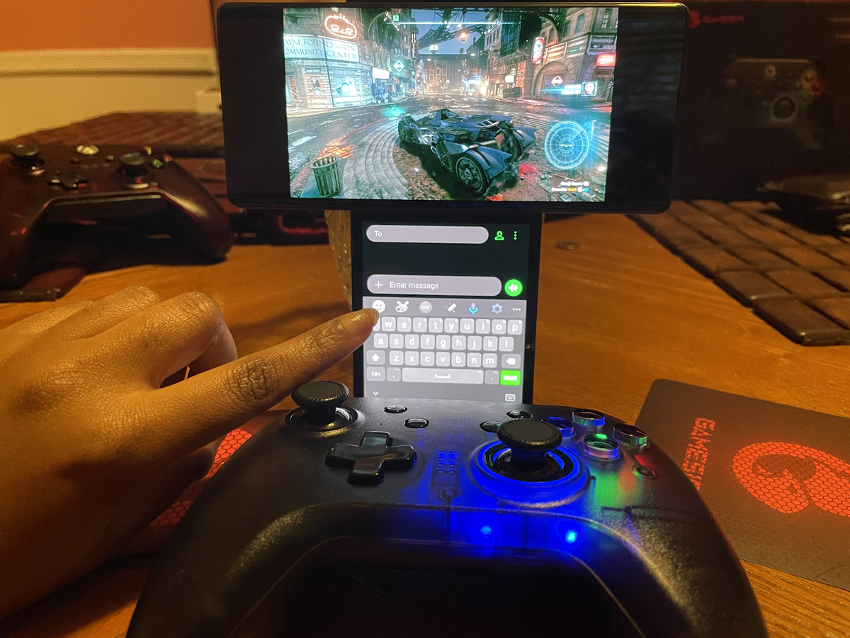 Gaming on weird phones: LG Wing and Microsoft Surface Duo | Laptop Mag