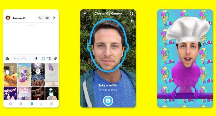 Put your face in GIFs with Snapchat's new Cameos feature | Android Central