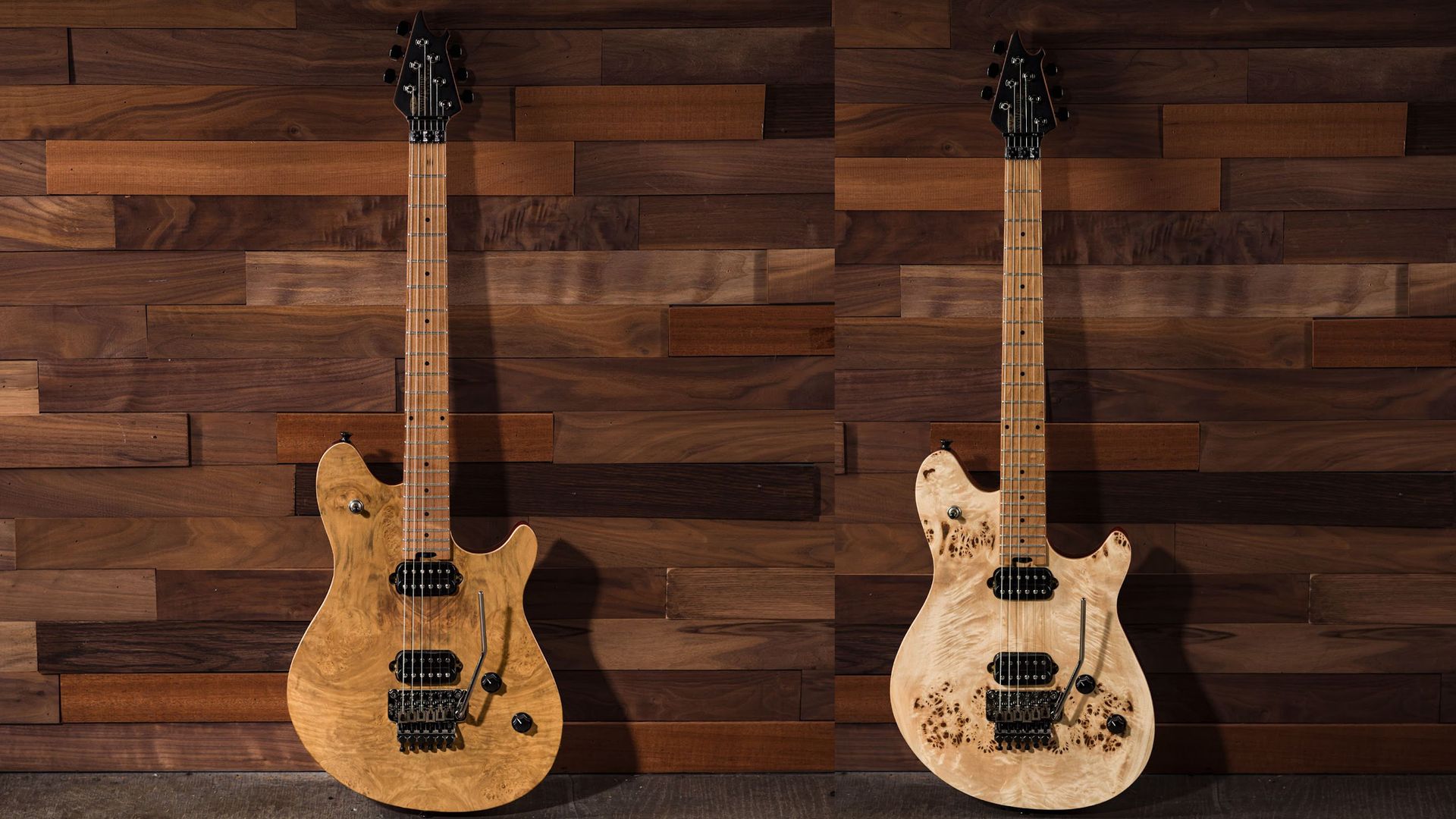 Burl you know it's true: two stunning additions to the EVH Wolfgang Standard Exotic line of ...