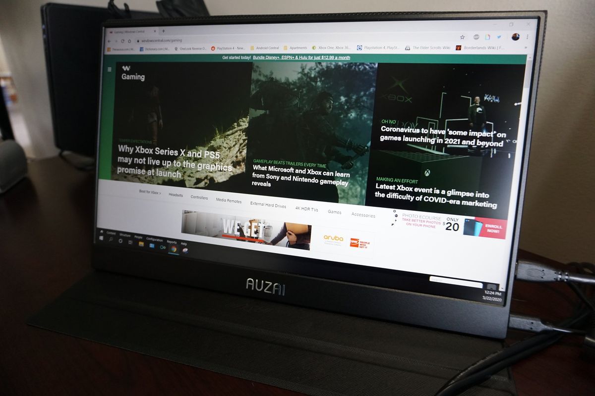 AUZAI 15.6" portable monitor review: Perfect secondary screen, not ...