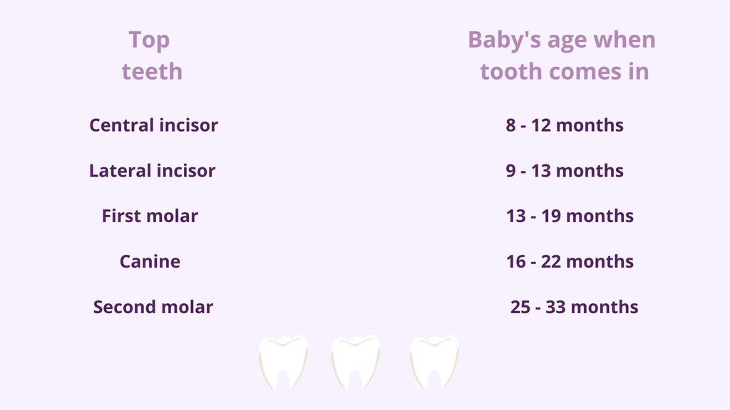 Baby Teeth chart: Which teeth erupt first and which are most painful ...