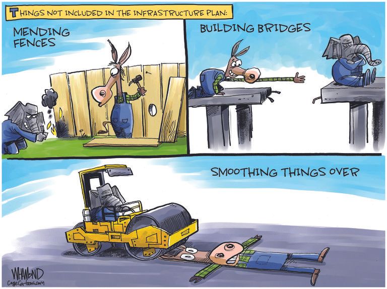5 colossally funny cartoons about Biden's infrastructure plan | The Week