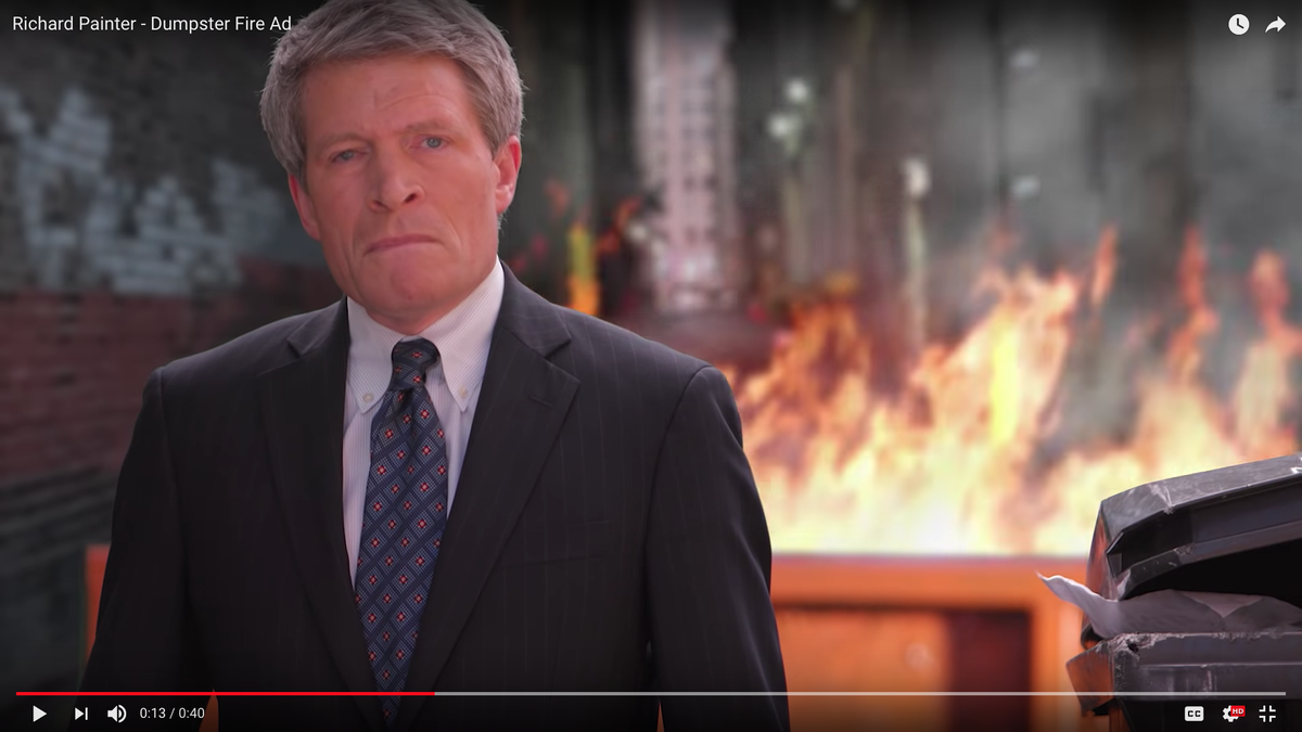 Democratic Senate candidate gets hilariously literal with the 'dumpster ...
