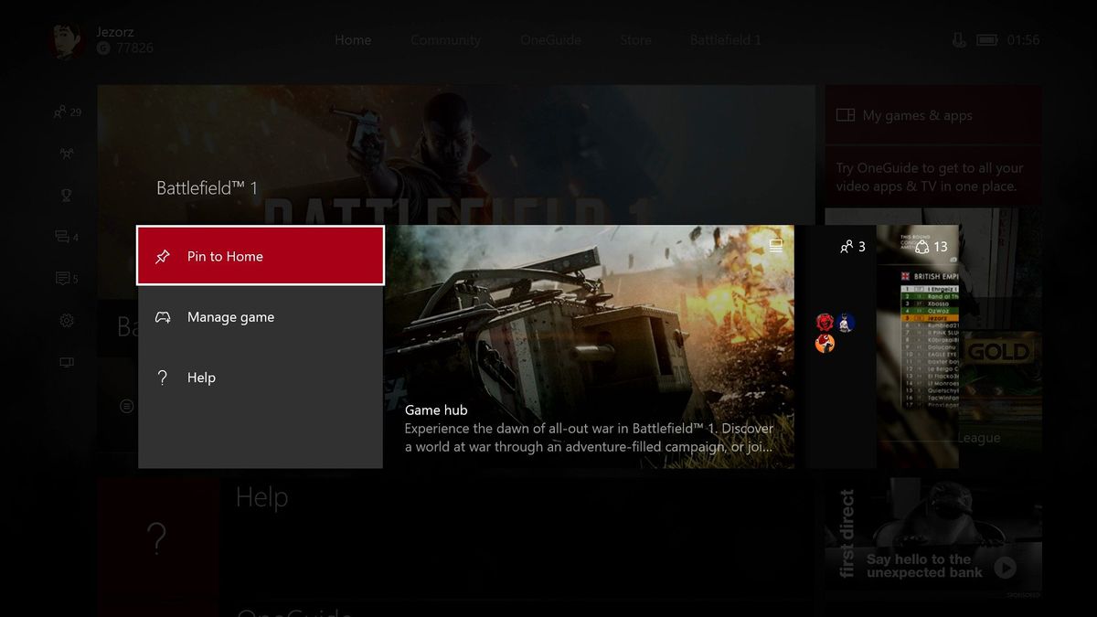 The latest Xbox One Preview has delivered some tweaks to the main ...