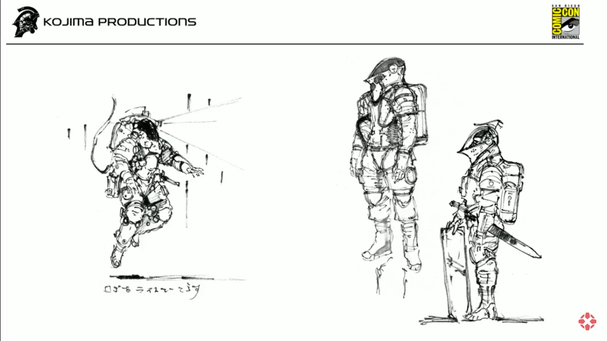 Kojima explains Luden's character creation and how it's him in the suit ...