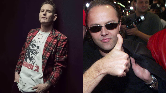 Corey Taylor says he "completely backed" Metallica and Lars Ulrich's ...