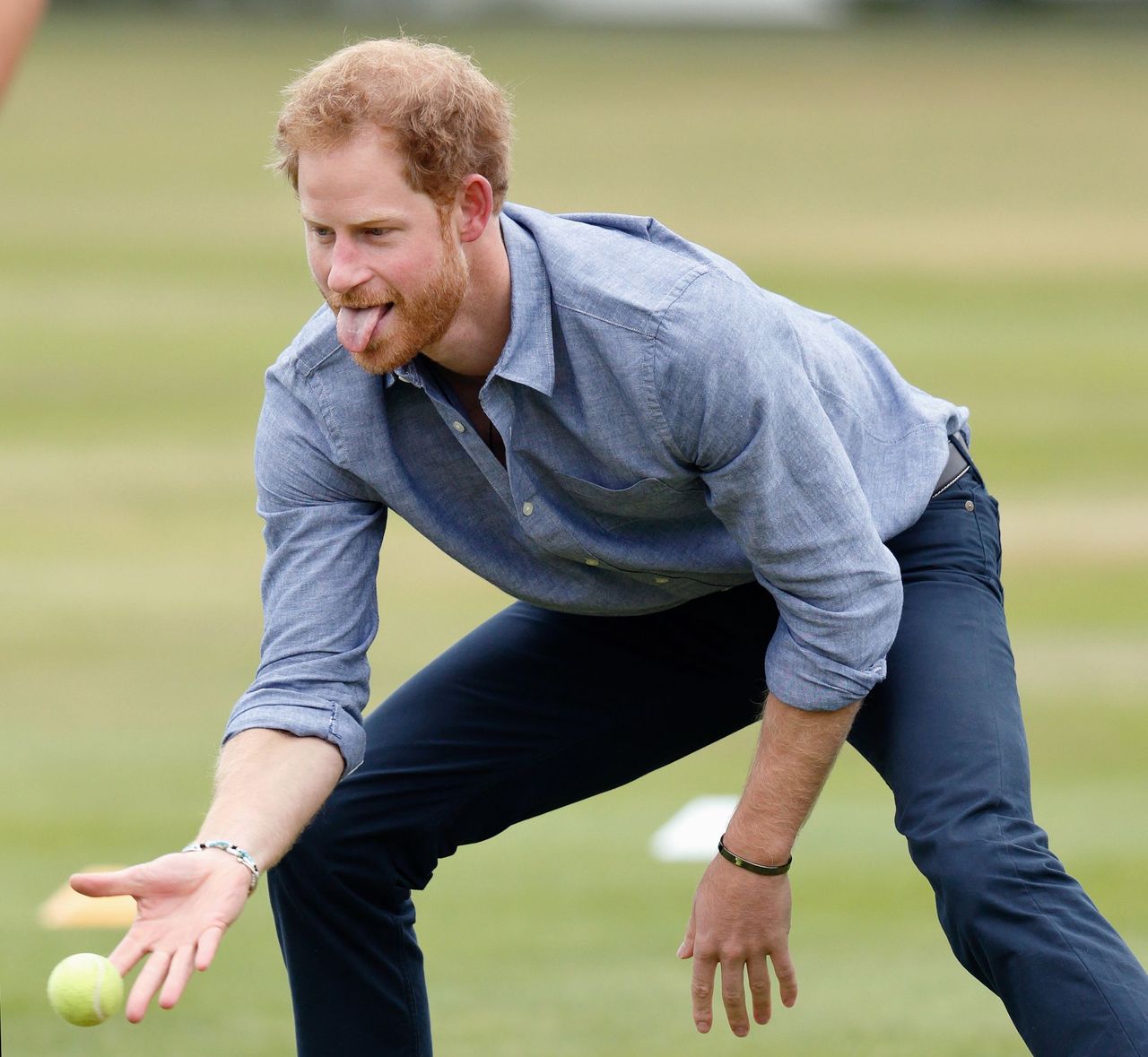 Prince Harry Loves Tennis Balls - Watch Prince Harry Lose His Mind ...