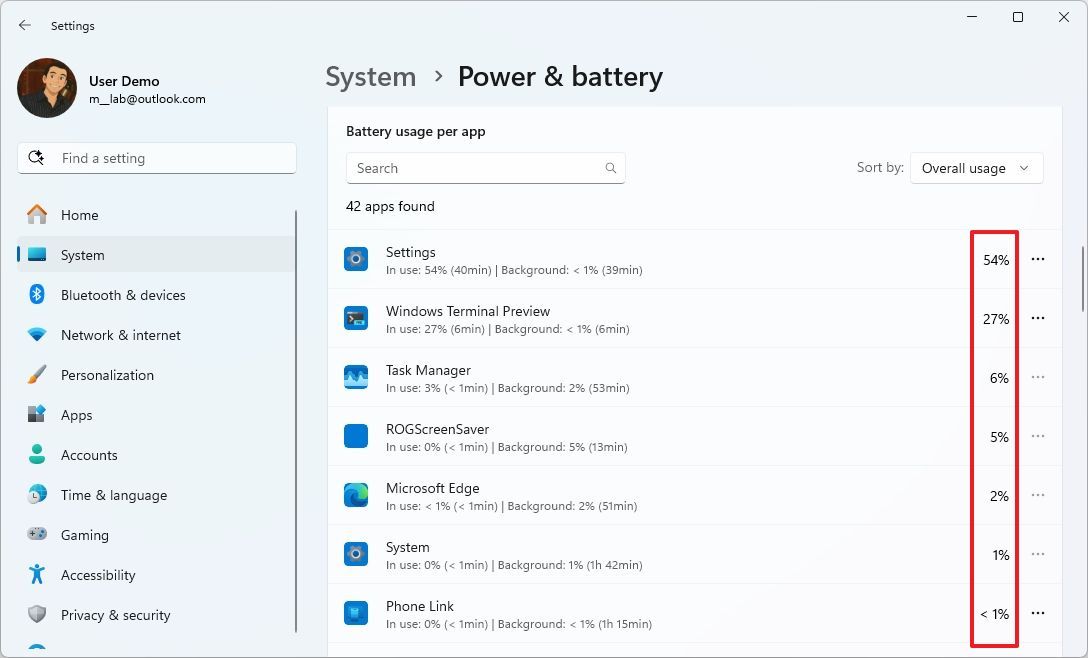 How to check battery drain on Windows 11 apps | Windows Central