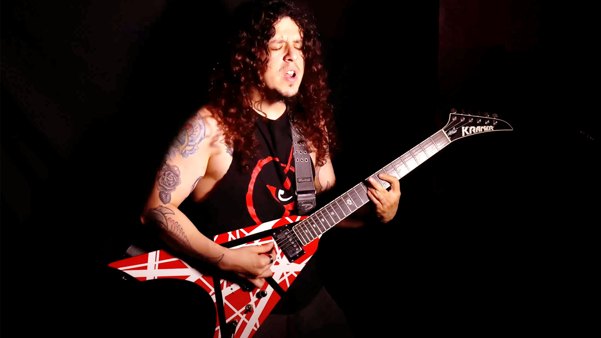 Check out Charlie Parra's blistering tribute to Eddie Van Halen ...