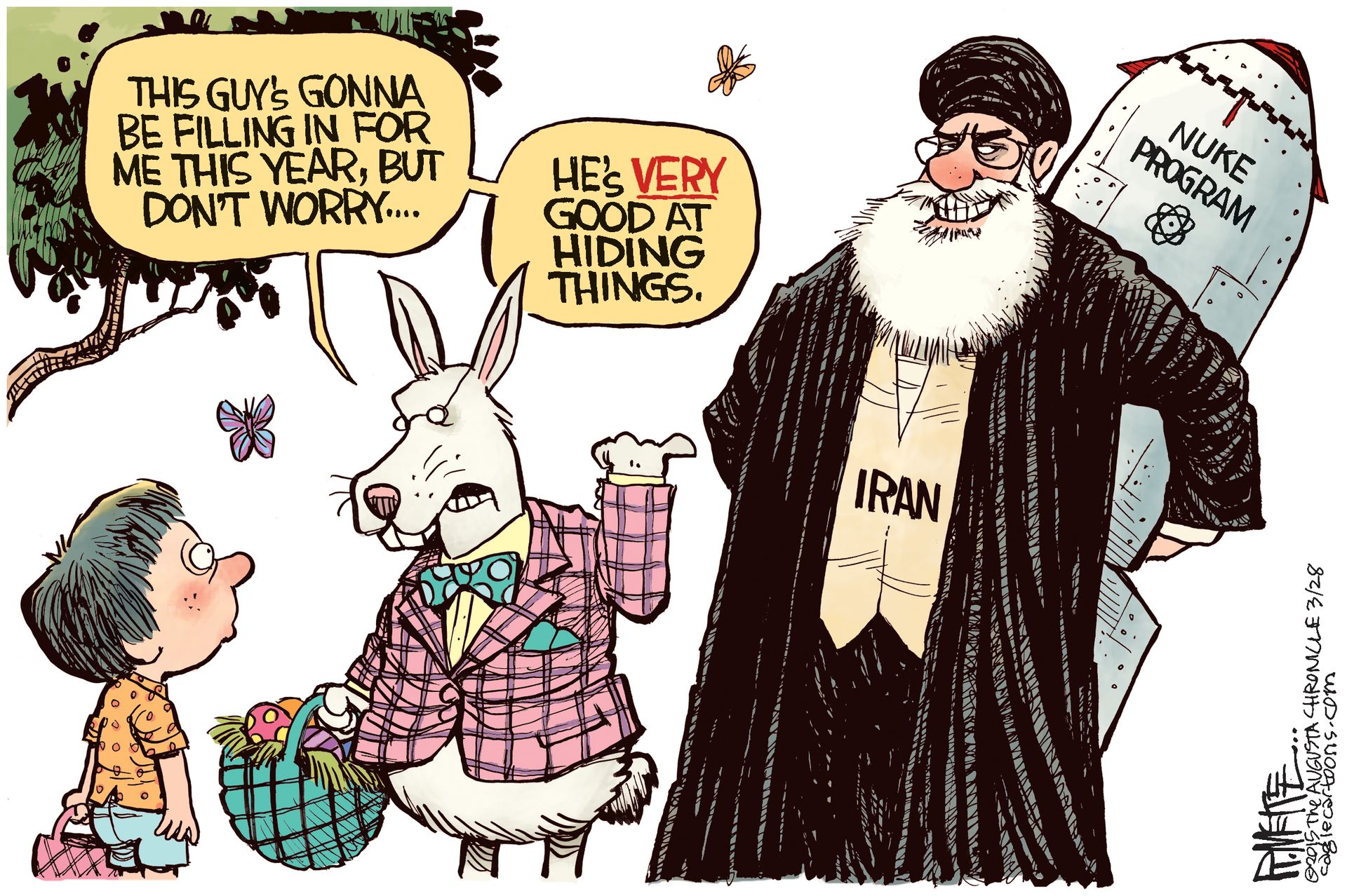 Political cartoon World Iran Easter | The Week