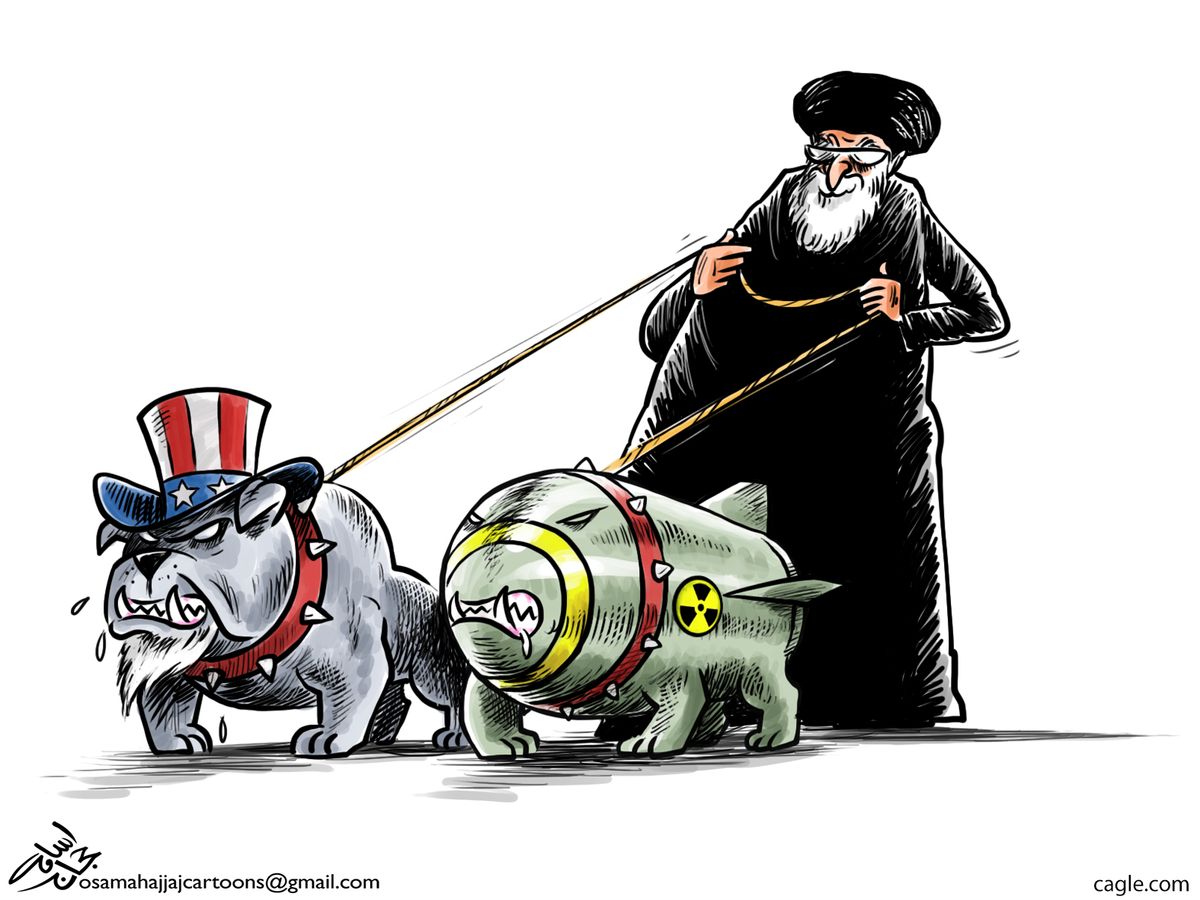Political cartoon World U.S. Iran nuclear world | The Week