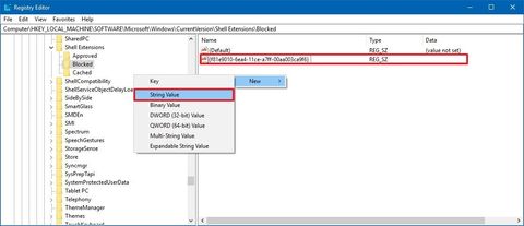 How to remove 'Give access to' in the context menu on Windows 10 Fall ...